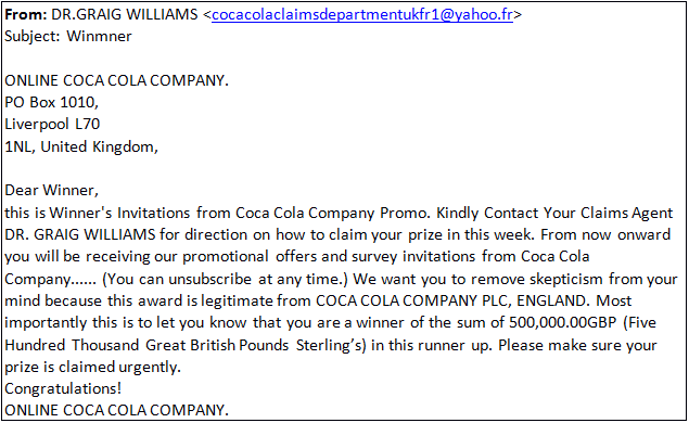 Congratulations, you've won! The reality behind online lotteries ...